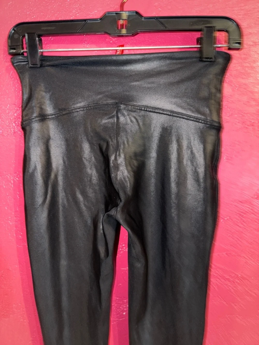 SPANX | Pants & Jumpsuits | Spanx Faux Leather Legging Sz M Punk Rock ...